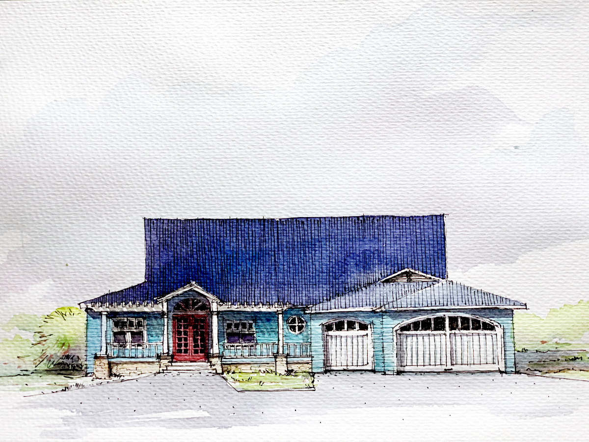 Southern Style House - Roberth Jordan - Residential Designer