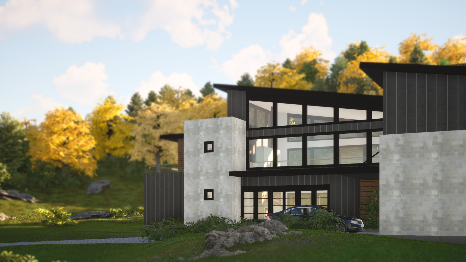 Contemporary House with an Edge - Roberth Jordan