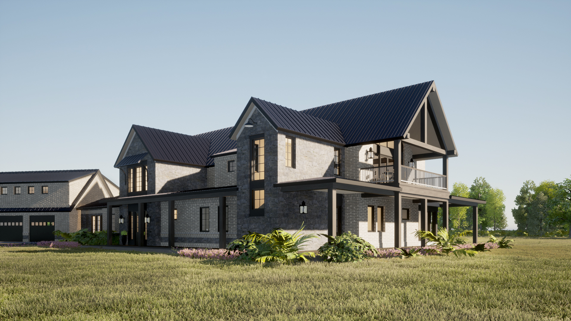 White Brick Farmhouse - Roberth Jordan